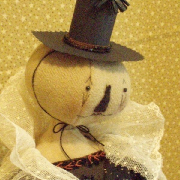 Primitive Pumpkin Doll Pattern - Etsy