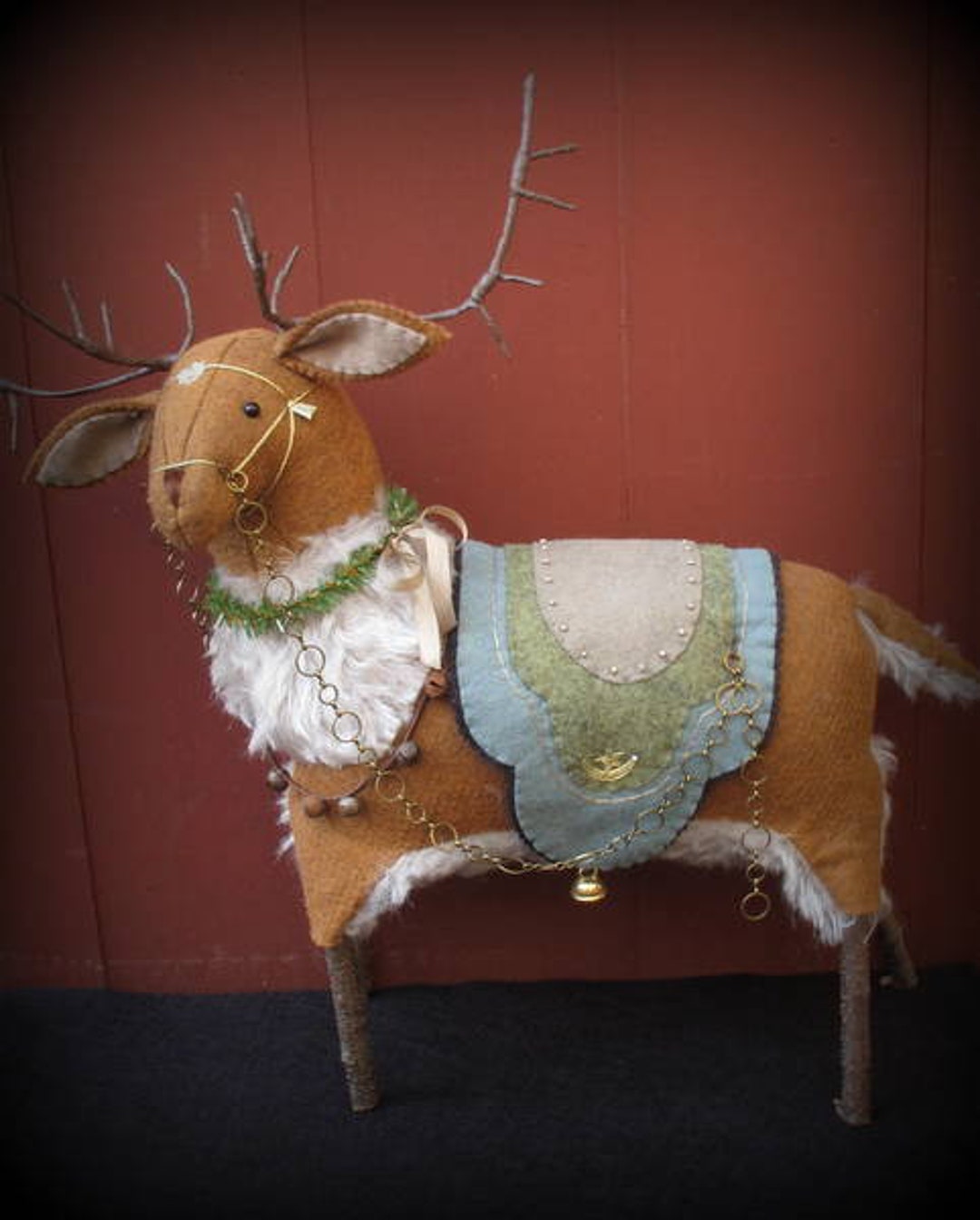 PDF DOWNLOAD DIY Timber the Reindeer Pattern by Cheswickcompany - Etsy