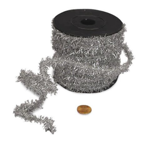 25 Yard Spool Wired Bright METALLIC SILVER & GOLD Miniature - Etsy