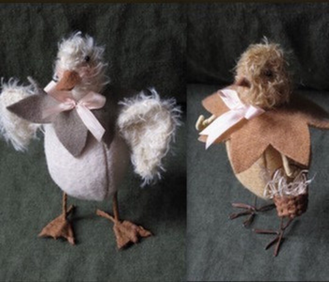 PDF DOWNLOAD DIY - Lily and Peep - Duckling and Chick Pattern by ...