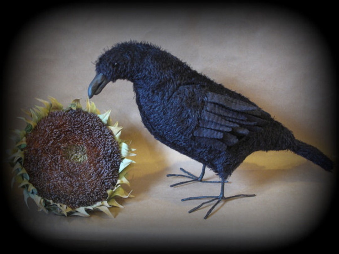 Corvid the Crow PRINTED PATTERN by Cheswickcompany - Etsy UK