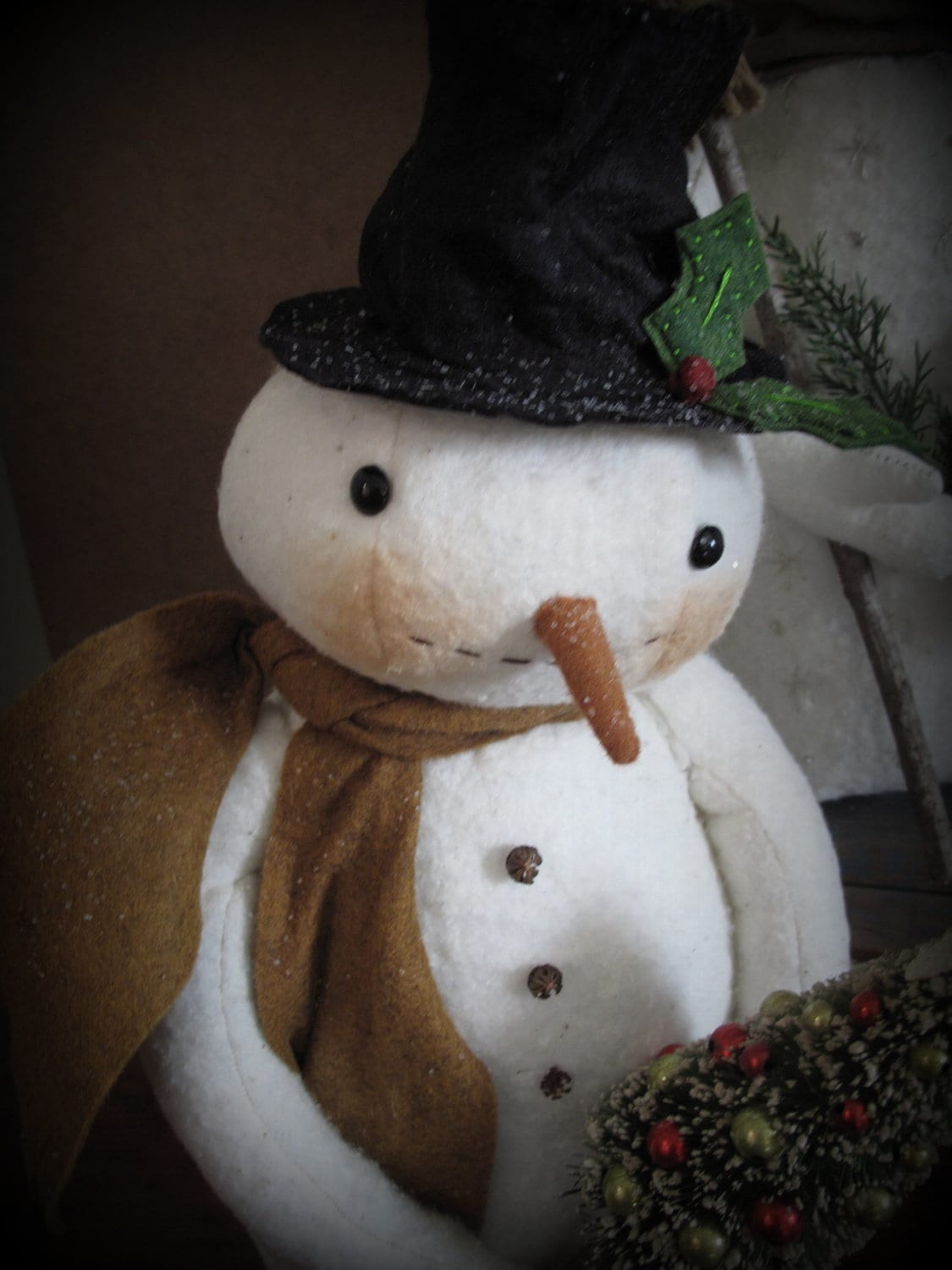 PDF DOWNLOAD DIY Wintery Wishes Snowman Pattern by - Etsy