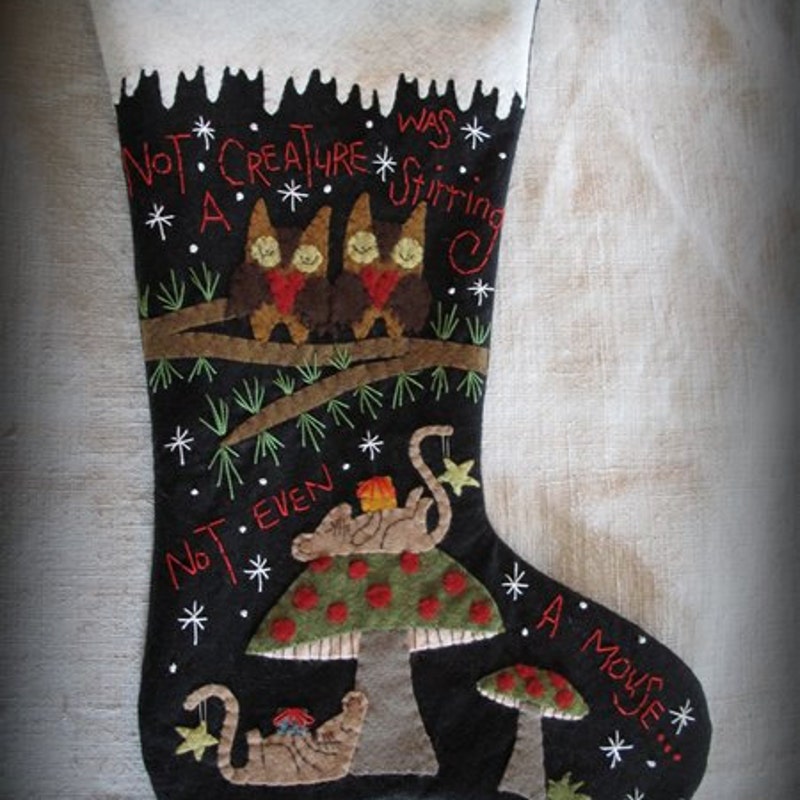 Custom Folk Stockings - Etsy