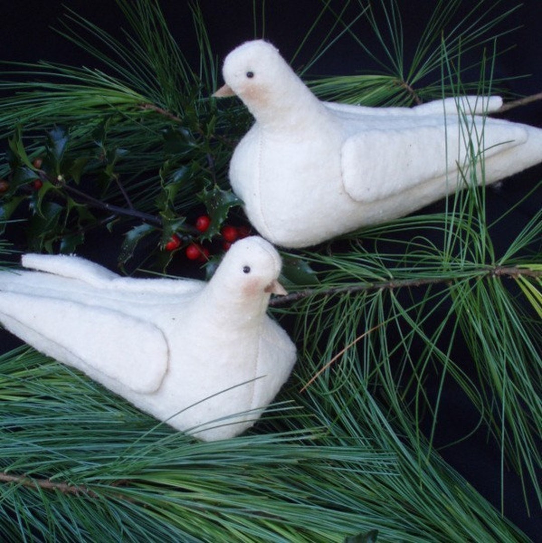 PDF DOWNLOAD DIY - Two Turtle Doves Christmas Pattern by ...