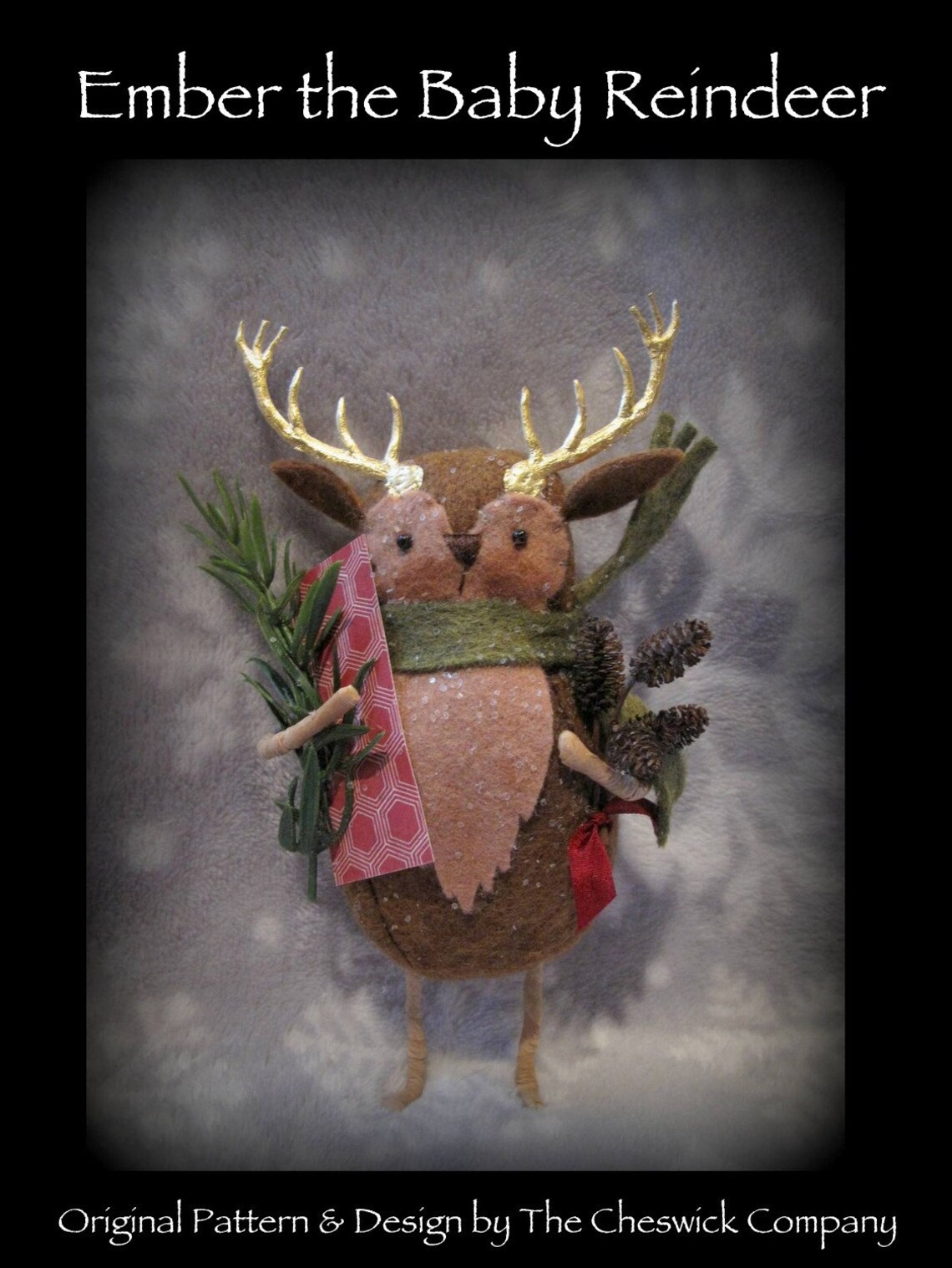 PDF DOWNLOAD DIY Ember the Baby Reindeer Ornament Pattern by | Etsy