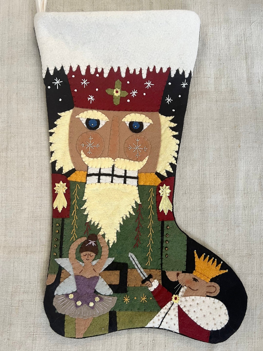 Made to Order** FINISHED PIECE ** the Nutcracker Stocking by ...