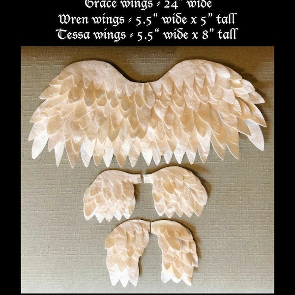 Fabric Angel Wings - Etsy
