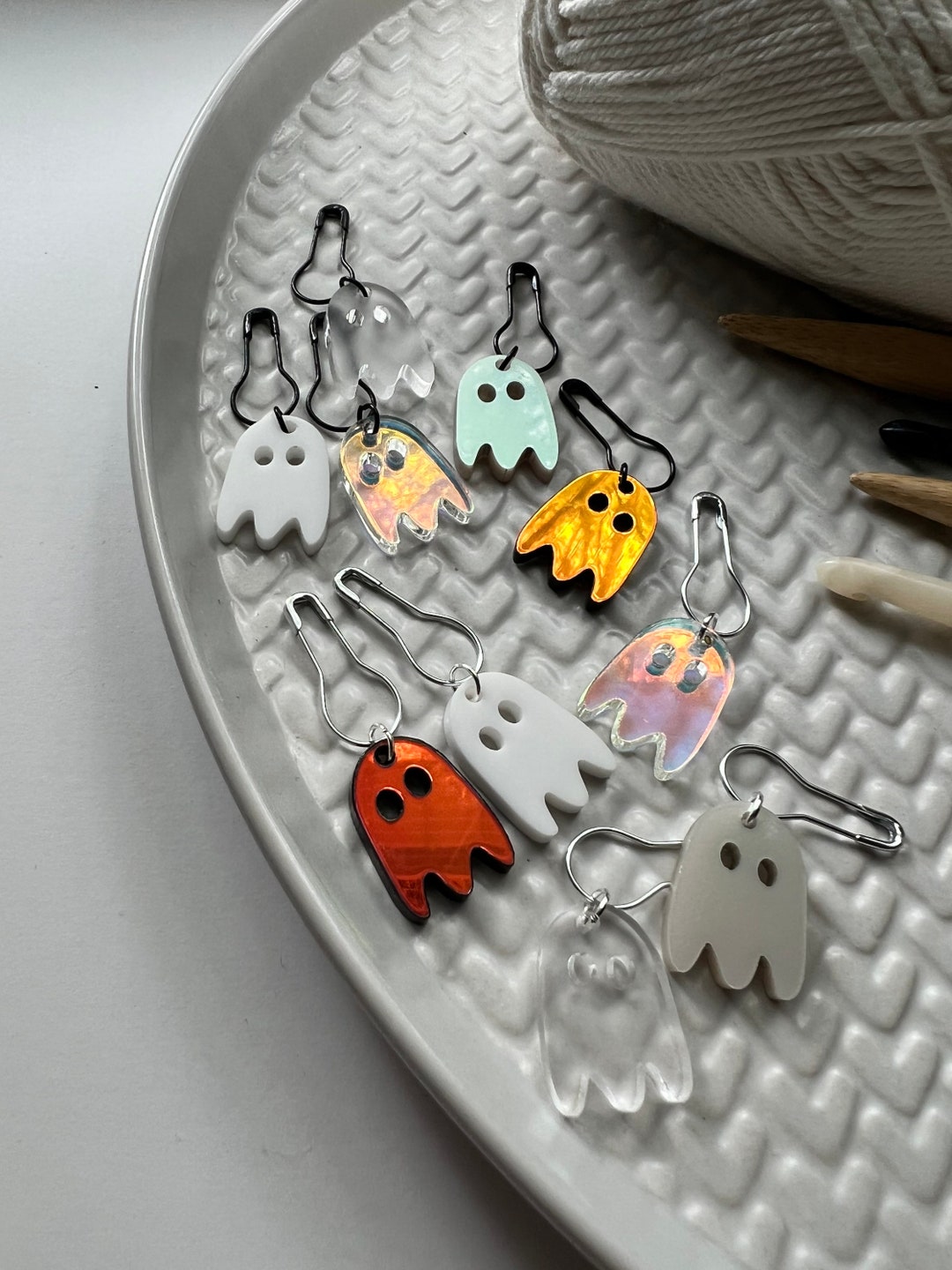 Ghost Stitch Markers Set of 5 - Etsy