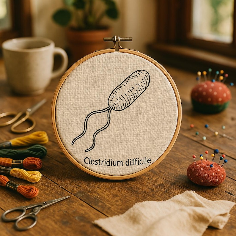 Bacteria Embroidery Patterns – Microbiology Hoop Art (PDF Pattern) - Etsy
