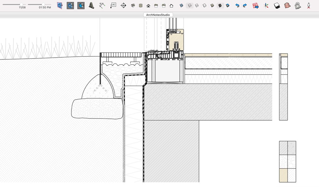 Architectural Detail Set: Sliding Door Base (sketchup + HD Textures) - Etsy