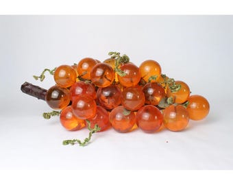Mid-century Lucite Grapes - Etsy