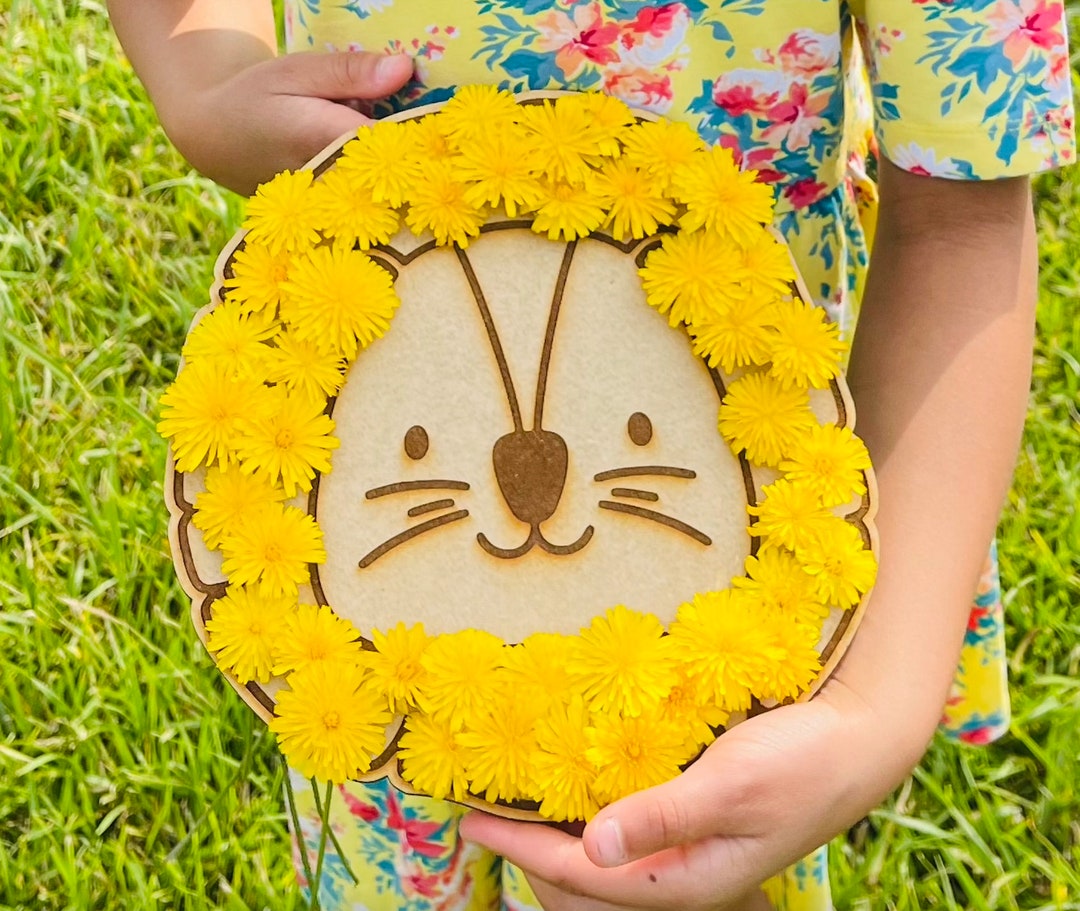 DANDI-LION 3-D SVG for Laser Cutters - Glowforge / Omtech / Xtool - Etsy