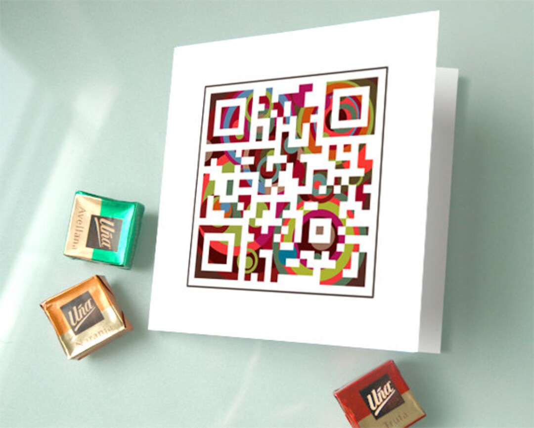Personalized QR Code Holiday Greeting Card Set 2023 Merry - Etsy