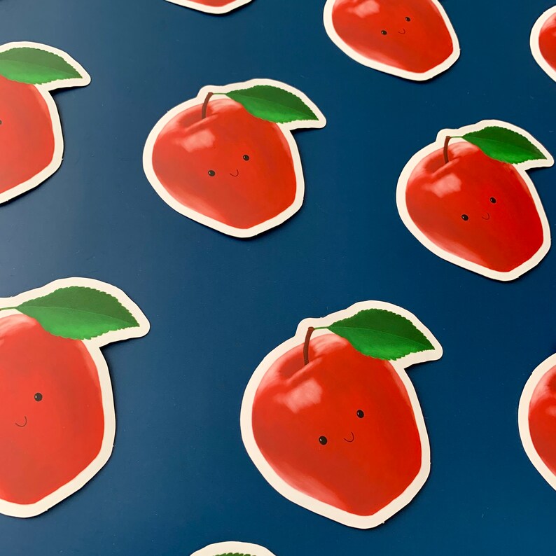 Apple Sticker Teacher Appreciation Apple Laptop Sticker - Etsy