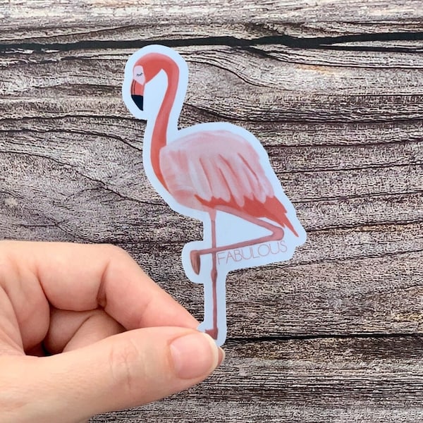 Flamingo Stickers - Etsy