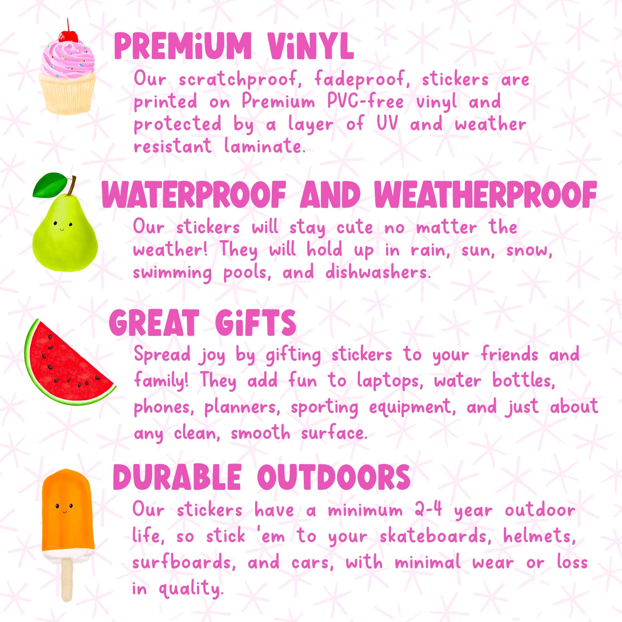 Joseph's Grape Sticker, Kawaii Fruit Sticker, Food Stickers, Cute ...