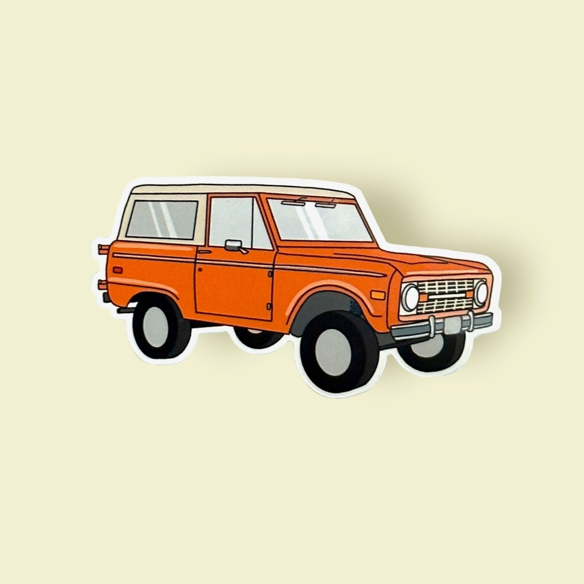 1973 Ford Bronco Sticker: Classic Automotive Art - Etsy