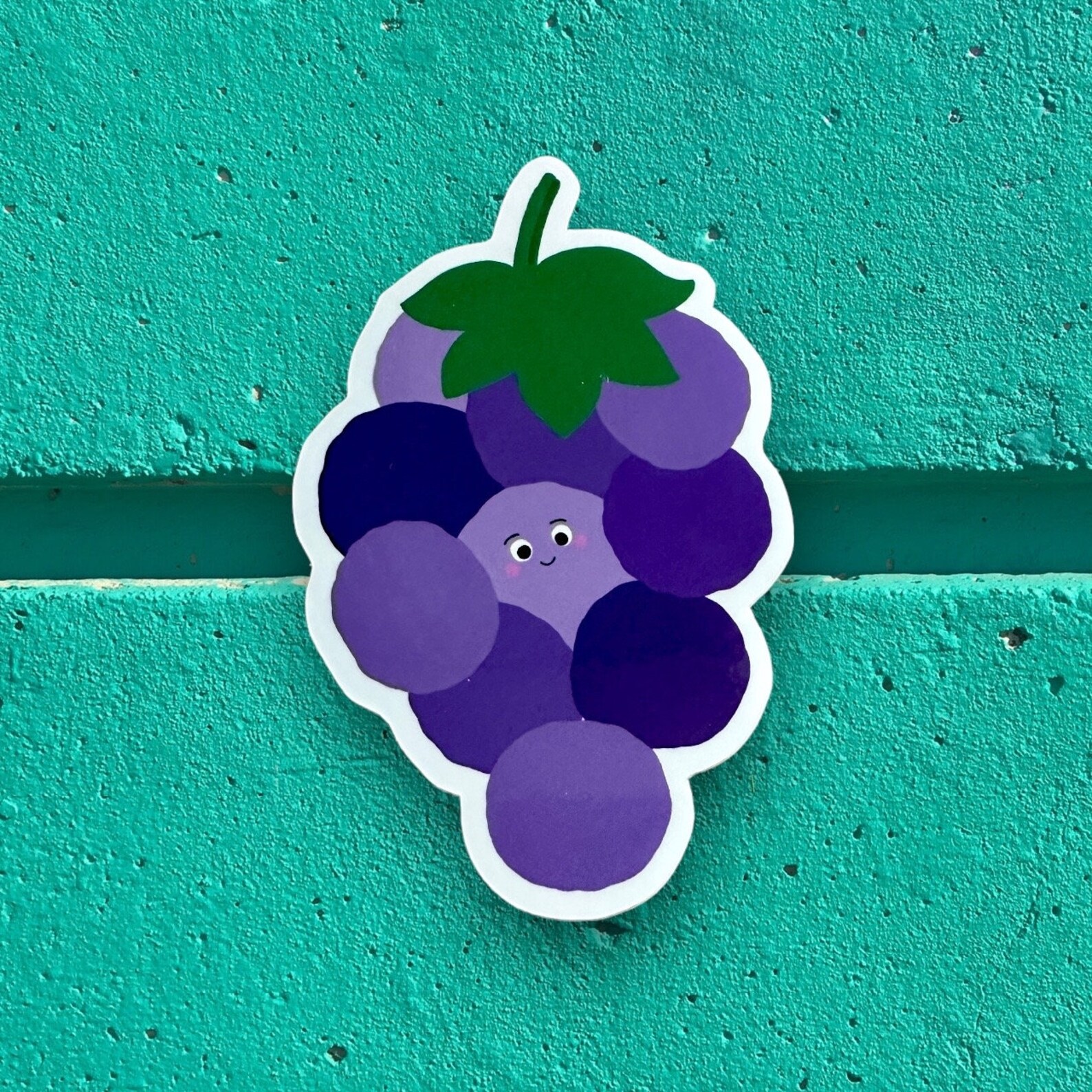 Joseph's Grape Sticker, Kawaii Fruit Sticker, Food Stickers, Cute ...