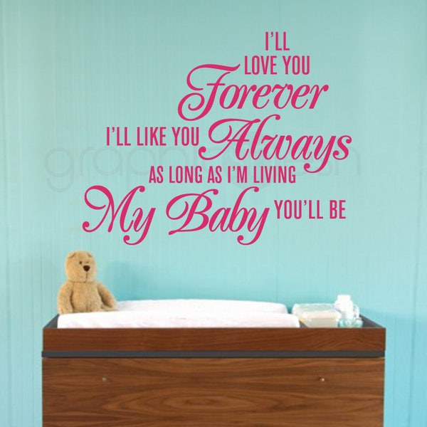 Forever Wall Decal - Etsy