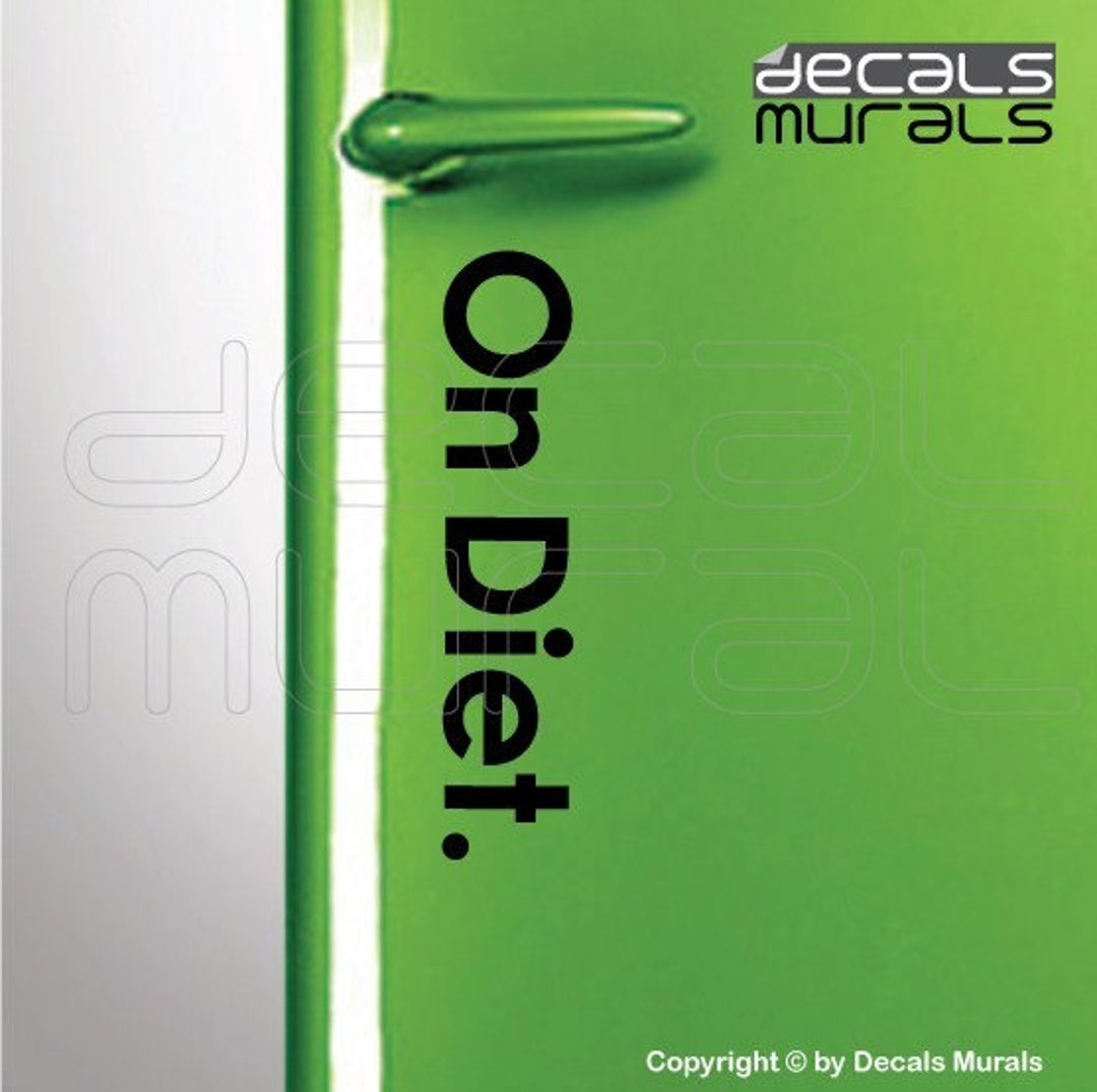 Wall Decals ON DIET Vinyl Lettering Art Sticker - Interior Decor by ...