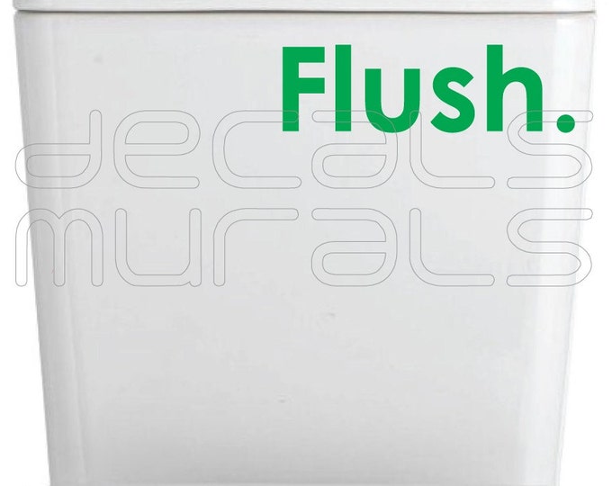 Wall Decal FLUSH Vinyl Lettering Stickers Fun Interior Decor by Decals ...