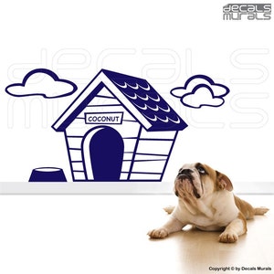 Wall Decals DOG HOUSE Personalized Vinyl Art Stickers Interior Decor by ...