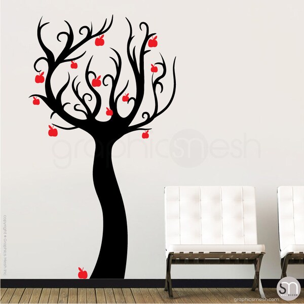 Apple Tree Decal - Etsy