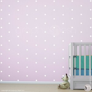 Wall Decals SMALL POLKA DOTS Modern Interior Decor - Simples Shapes by ...