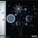 GEOMETRIC FIREWORKS Wall Decals Interior Graphics for Modern Decor by ...