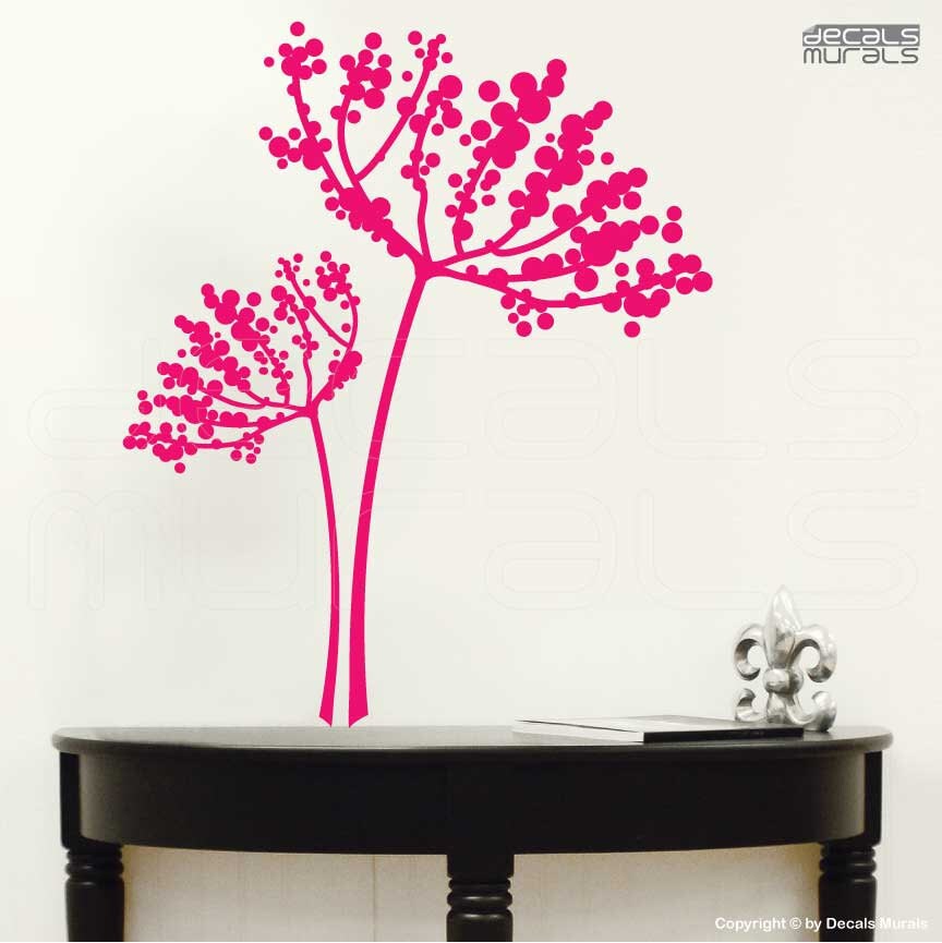 Wall Decals FIELD FLOWERS Vinyl Art Decal Stickers Decor by - Etsy