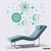 Wall Decals GEOMETRIC FIREWORKS Vinyl Art Graphics for Modern Interior ...
