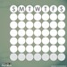Dry Erase POLKA DOTS MONTHLY Calendar - Wall Decal Office Interior ...
