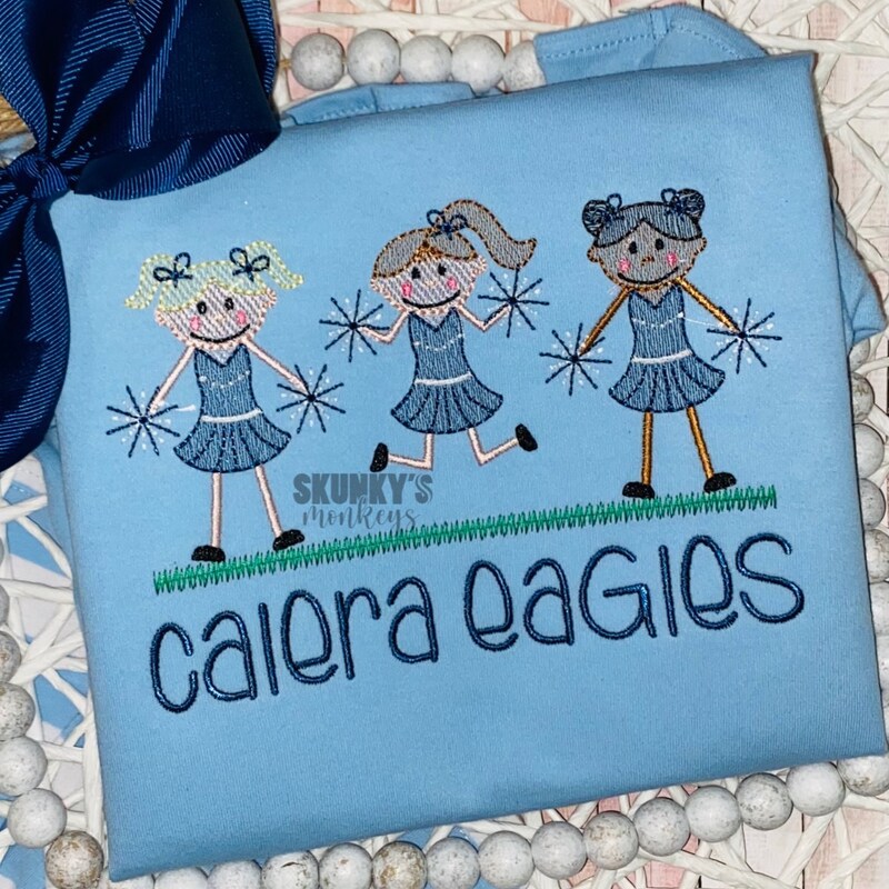 Cheerleader Applique - Etsy