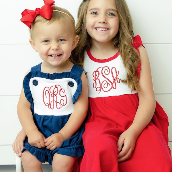 Monogram Baby Dress - Etsy