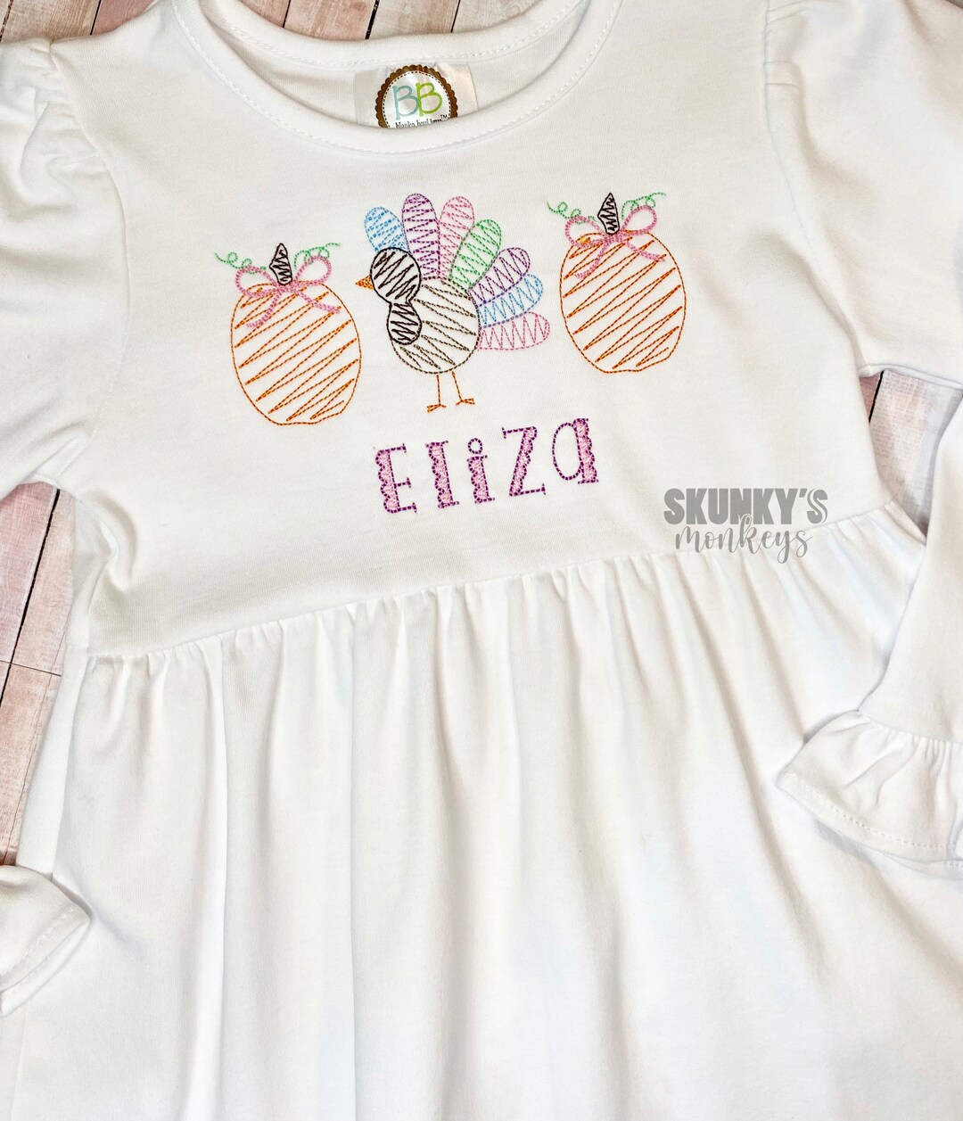 Girls Thanksgiving Dress, Girls Turkey Shirt, Girls Pumpkin Shirt ...