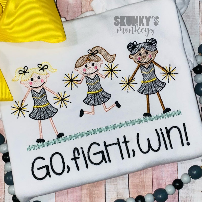 Cheerleader Applique - Etsy