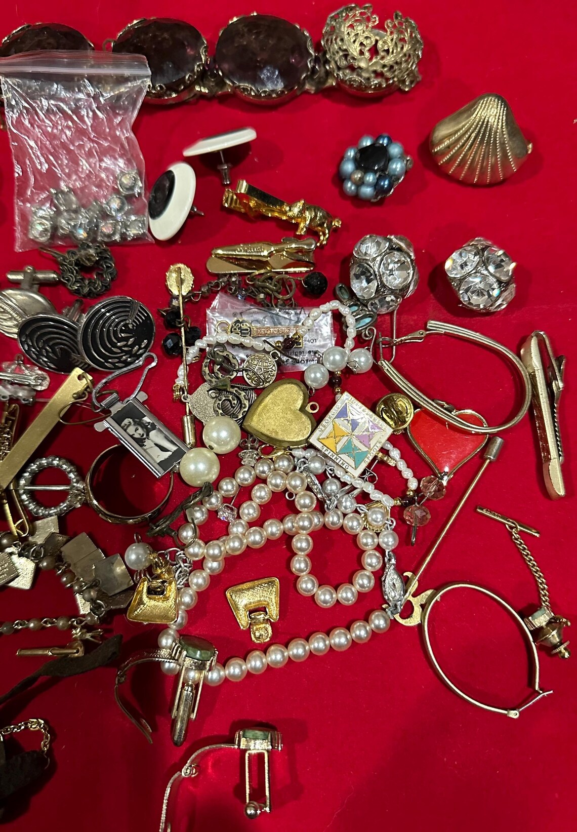 Lot of Costume Jewelry 1 Pound for Crafts Most Vintage Some New - Etsy