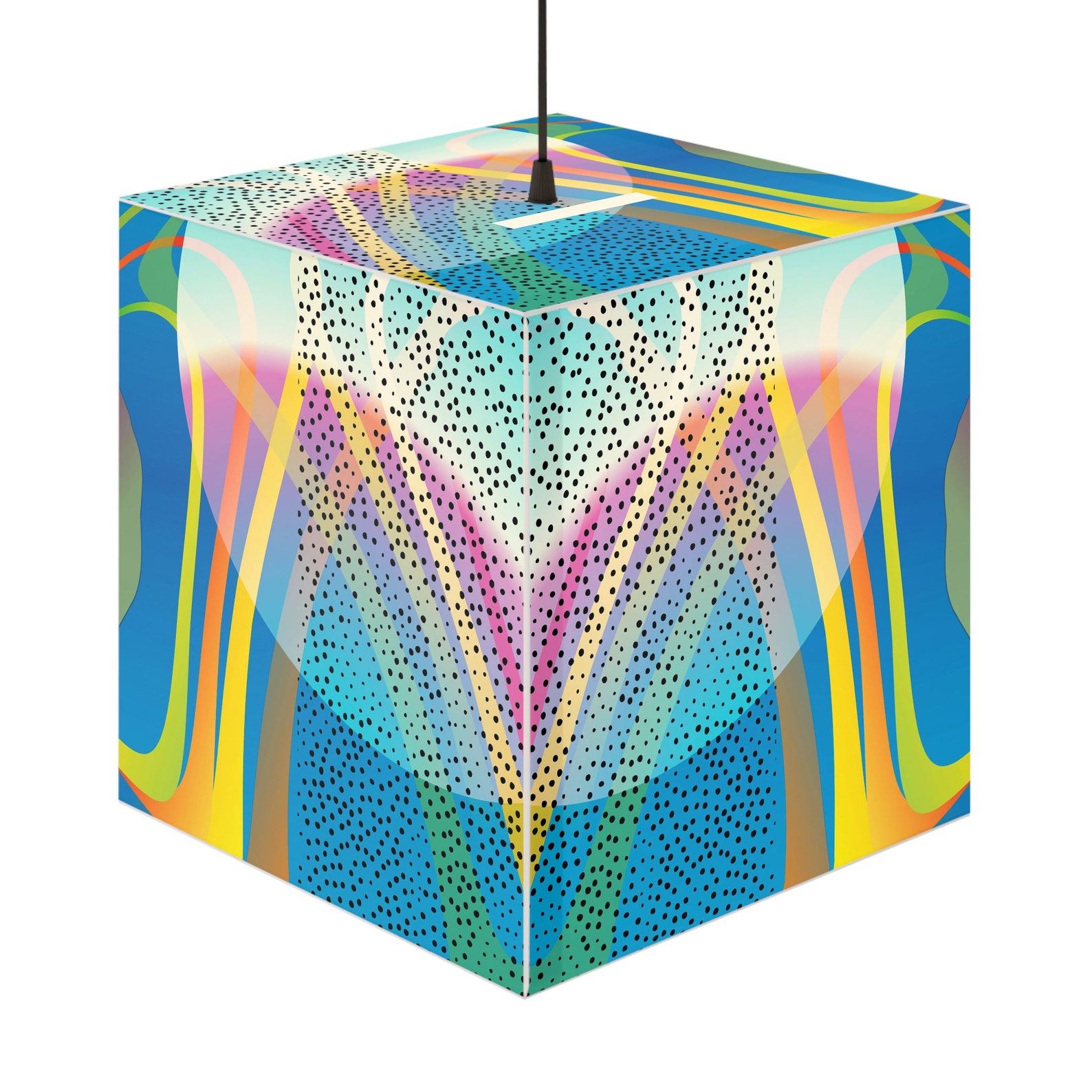Light Cube Lamp Designer Accent Lighting Cellular Movement - Etsy