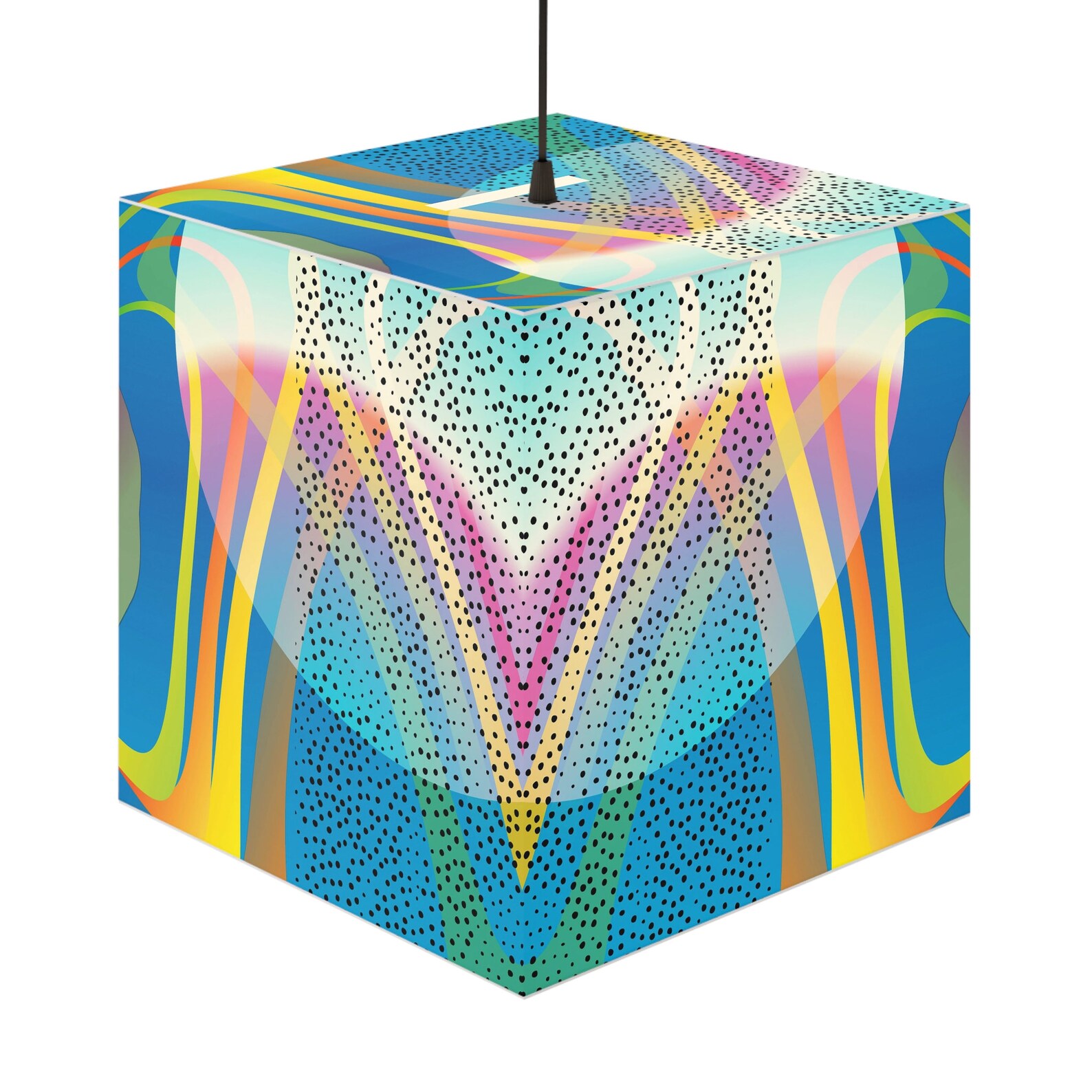 Light Cube Lamp Designer Accent Lighting Cellular Movement - Etsy