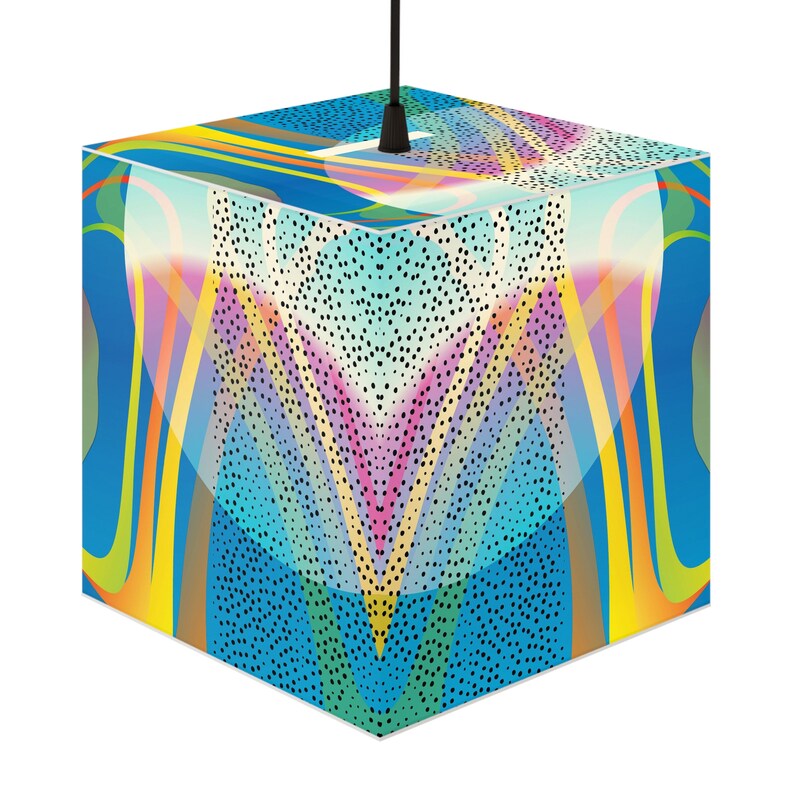 Light Cube Lamp Designer Accent Lighting Cellular Movement - Etsy