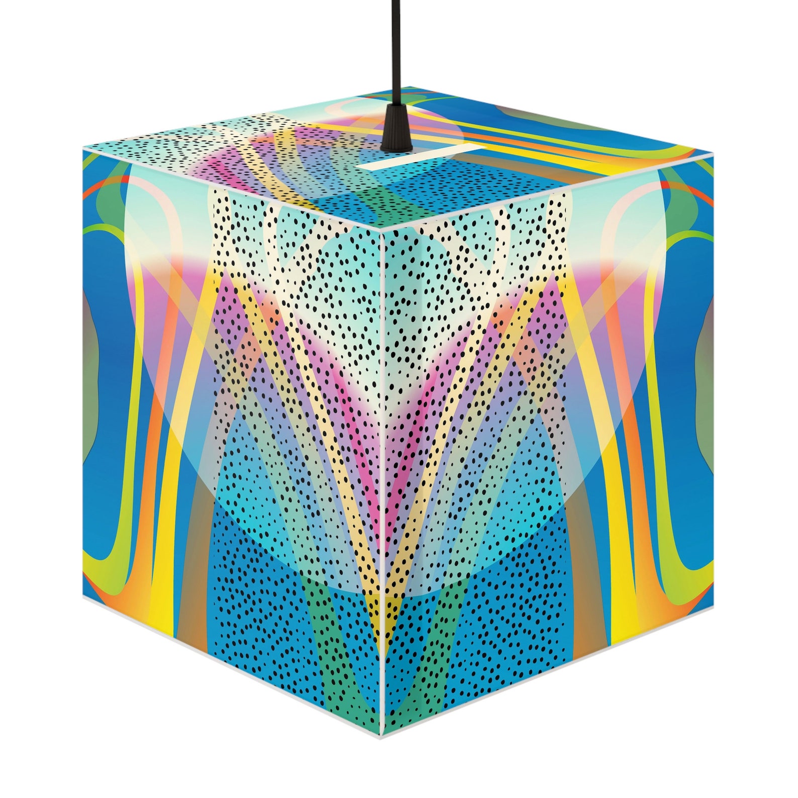 Light Cube Lamp Designer Accent Lighting Cellular Movement - Etsy