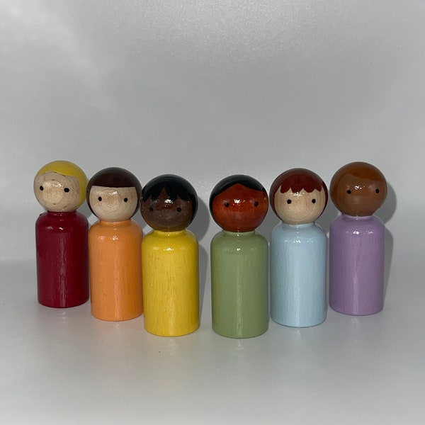 Peg People - Etsy