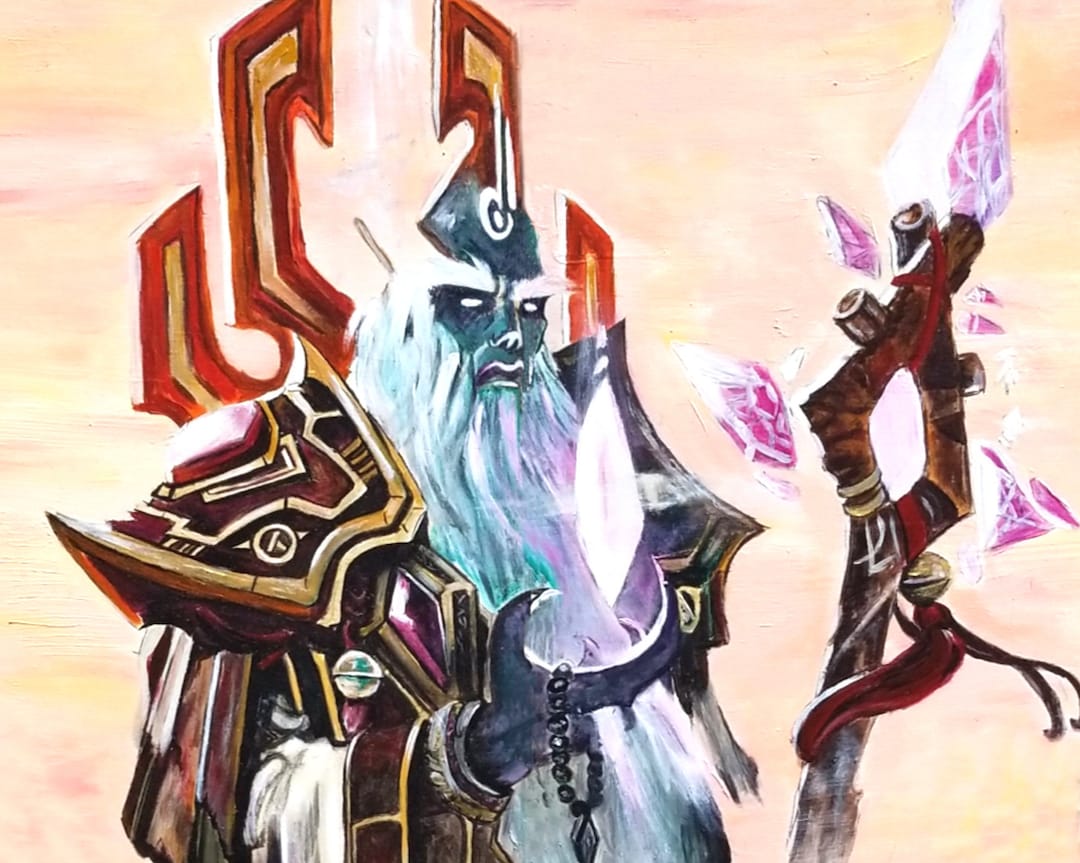 Velen - Night Elf - World of Warcraft Themed High Quality Art Print - Etsy