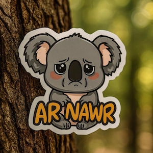 crying koala cartoon