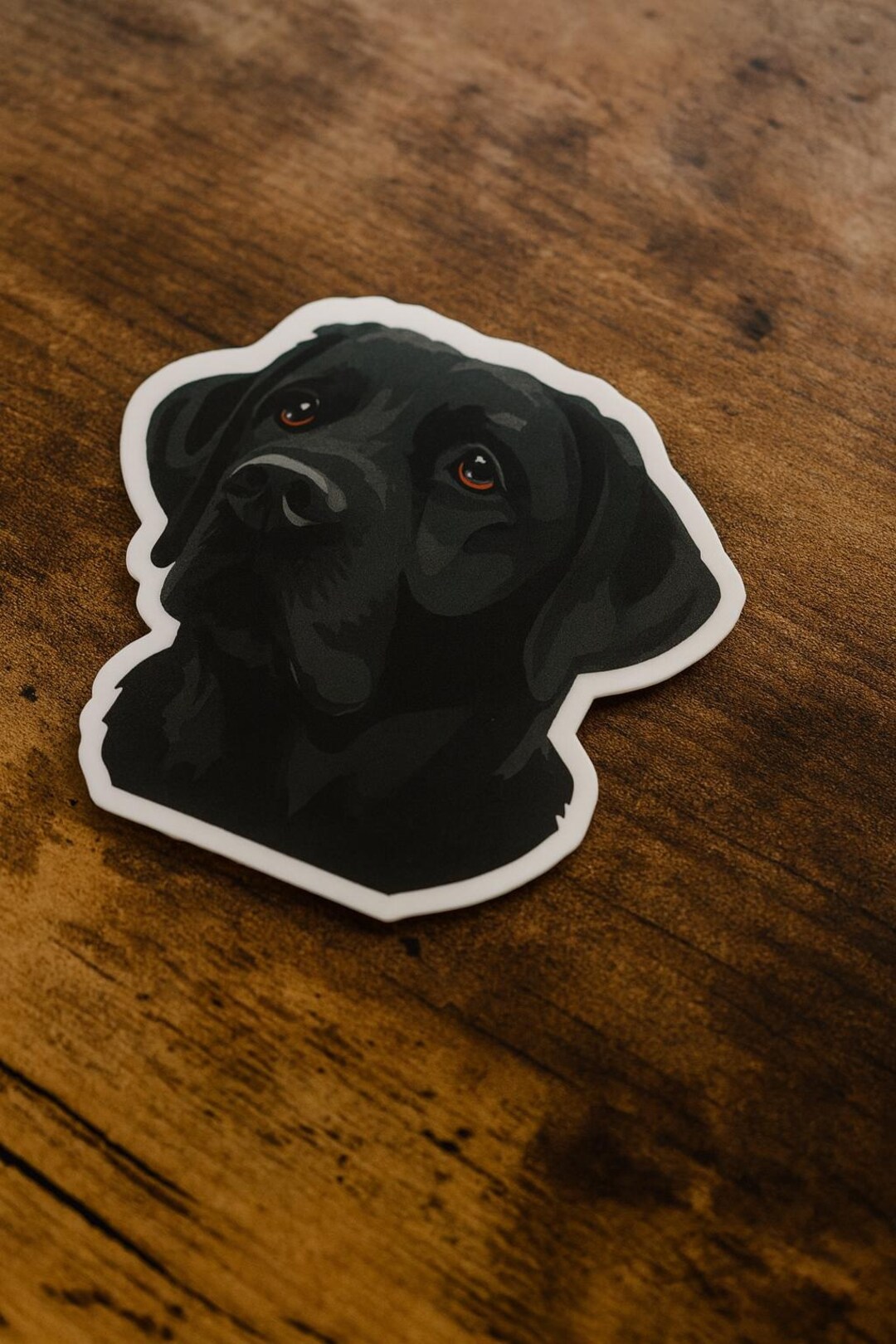 Black Labrador Retriever Sticker - Etsy