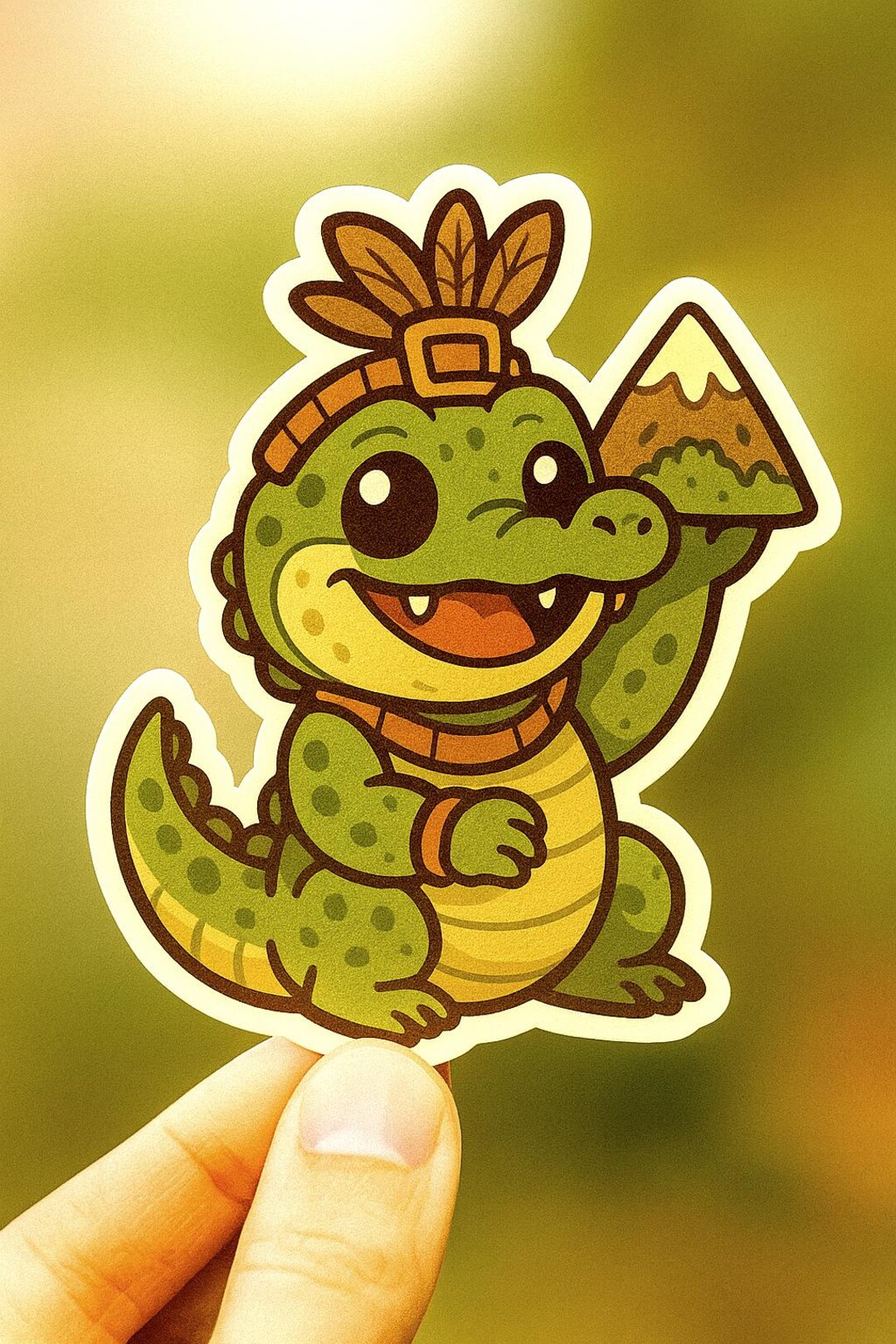 Chibi Zipacna Mayan Mythology Vinyl Sticker - Etsy