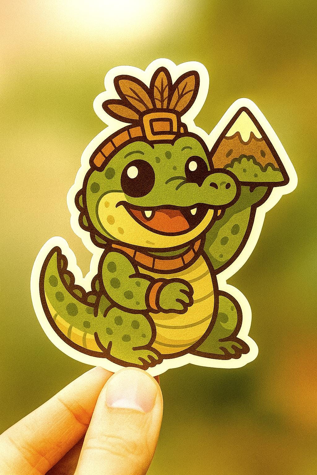 Chibi Zipacna Mayan Mythology Vinyl Sticker - Etsy
