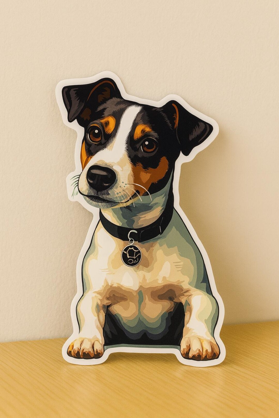 Jack Russell Terrier Torso Sticker - Etsy