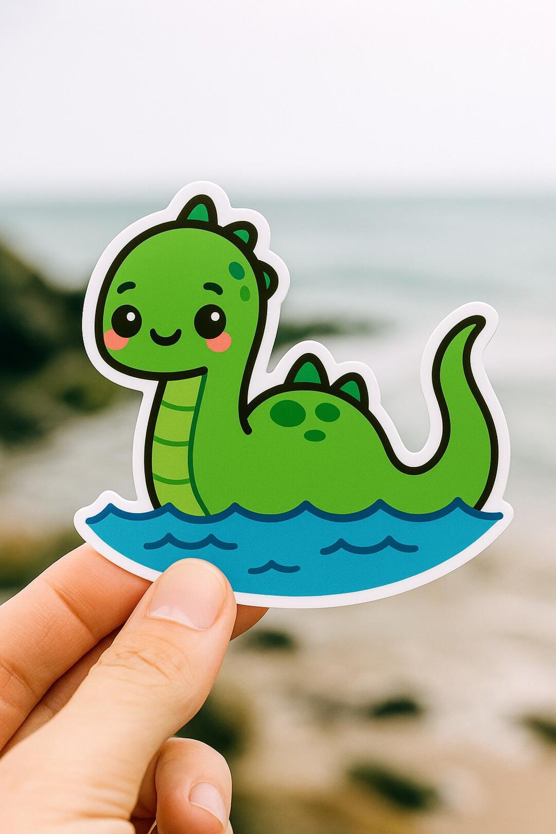 Flathead Lake/ Loch Ness Monster Sticker – Cute Nessie Style Cryptid - Etsy