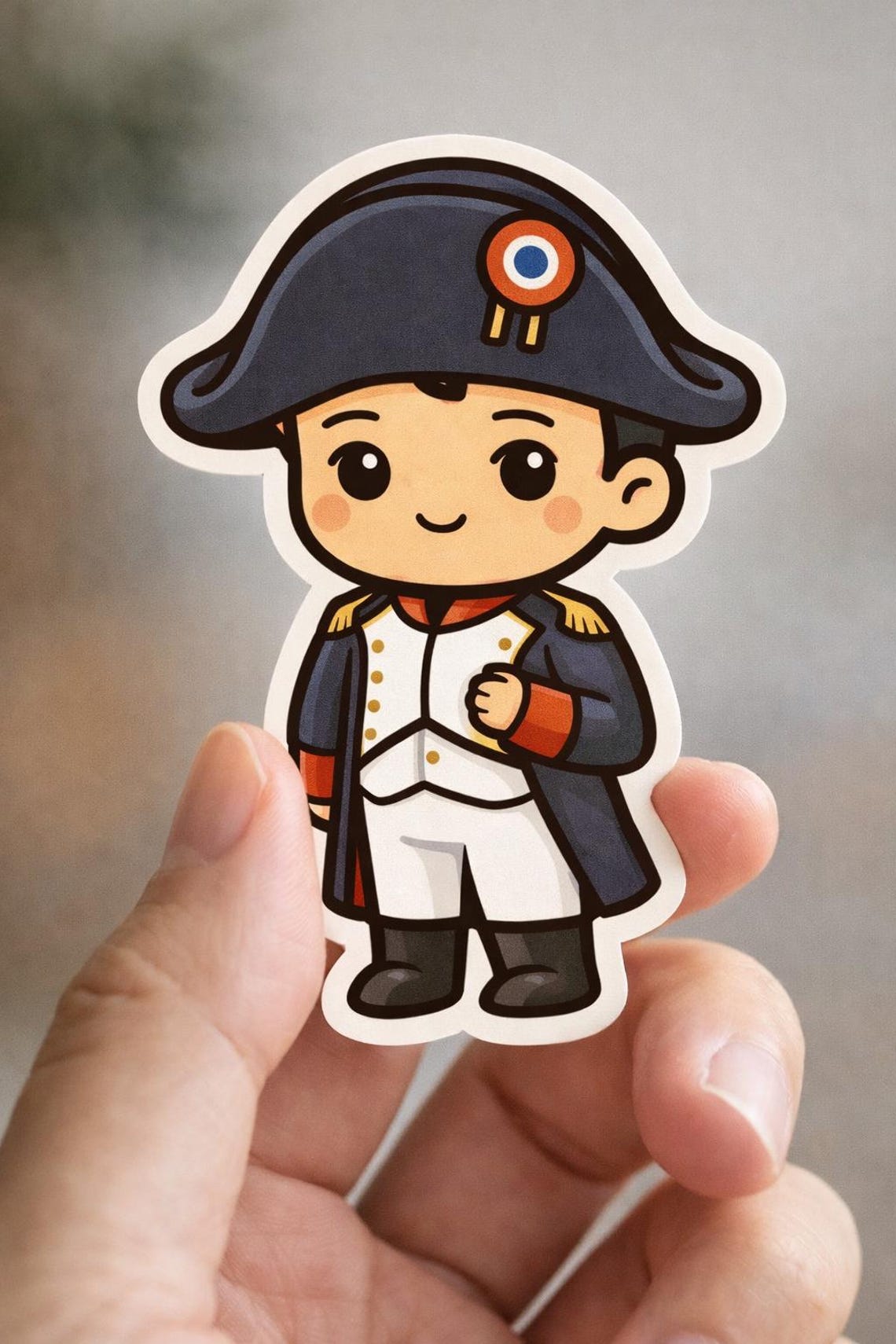Chibi Napoleon Bonaparte Historical Figure Vinyl Sticker - Etsy